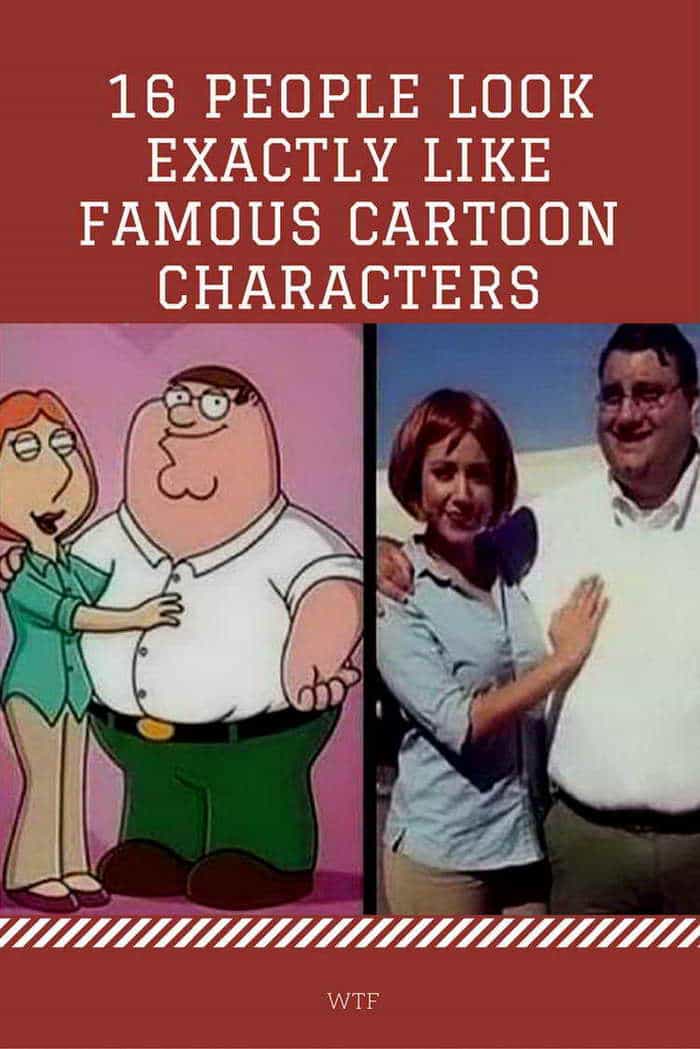 50 People Who Look Exactly Like Cartoon Characters