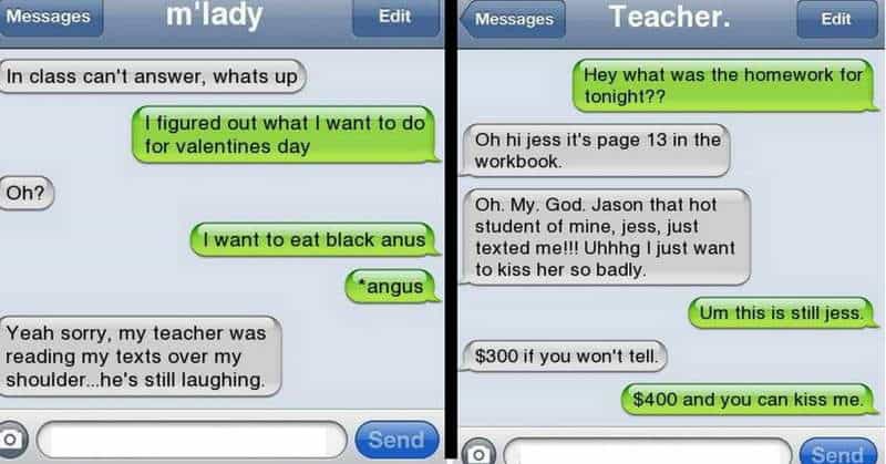 Awkward Teacher Texts